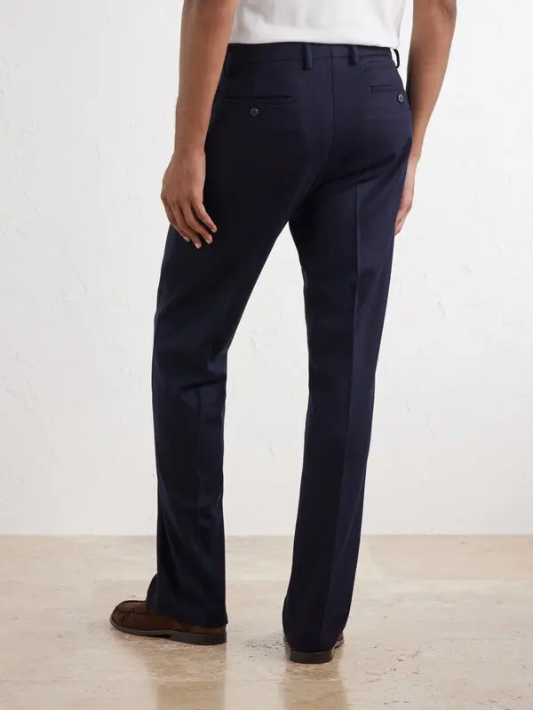 Sunspel Straight-leg Wool Trousers