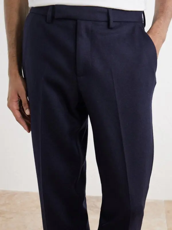 Sunspel Straight-leg Wool Trousers