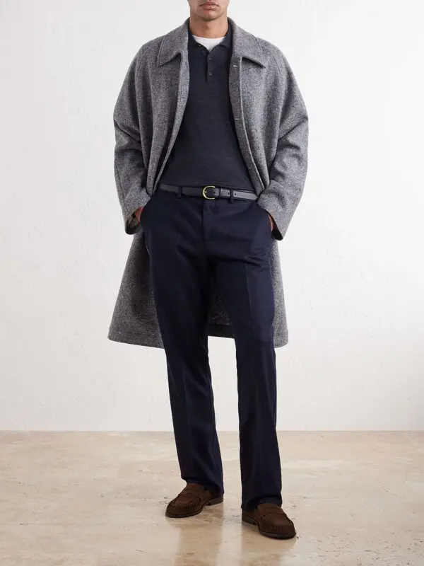 Sunspel Straight-leg Wool Trousers