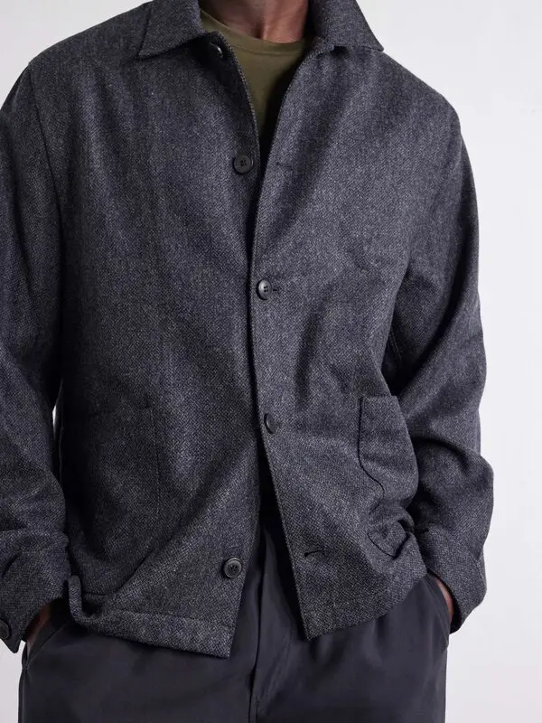 Sunspel Wool-twill Jacket