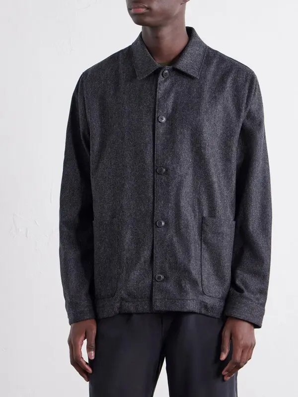 Sunspel Wool-twill Jacket