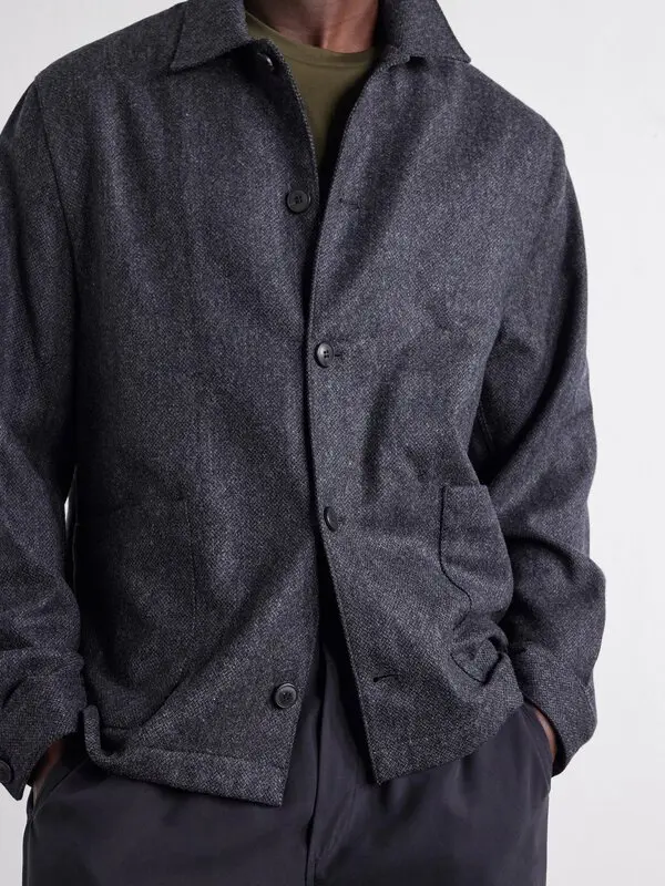 Sunspel Wool-twill Jacket