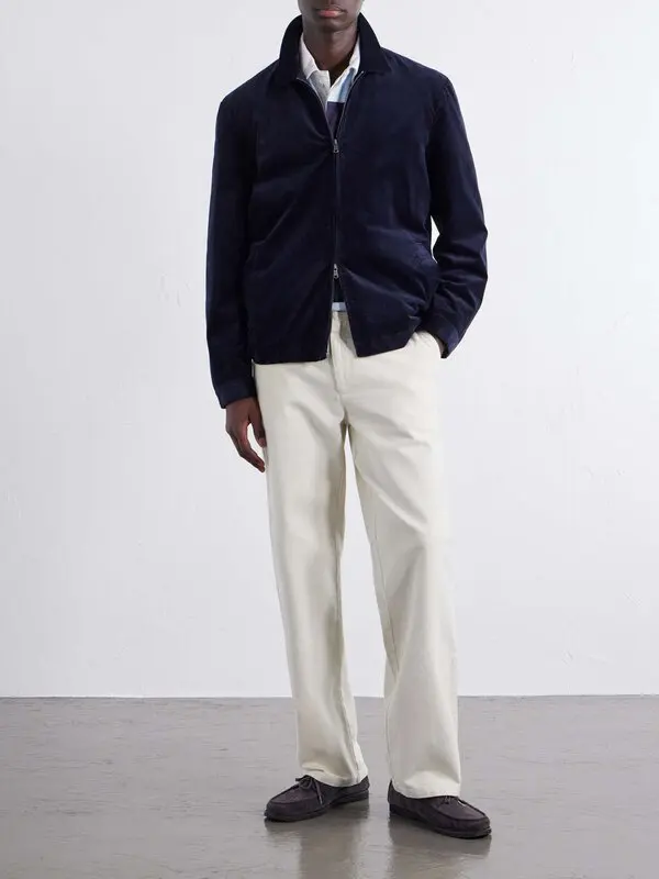 Sunspel Cotton-blend Corduroy Blouson Jacket