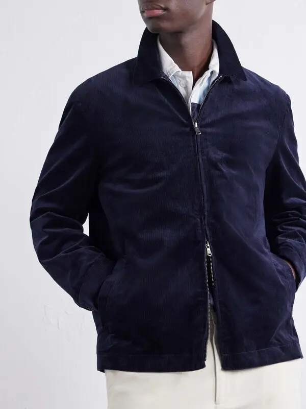 Sunspel Cotton-blend Corduroy Blouson Jacket