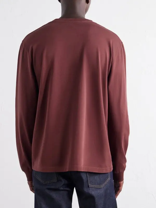 JW Anderson Logo-embroidered Cotton-jersey T-shirt
