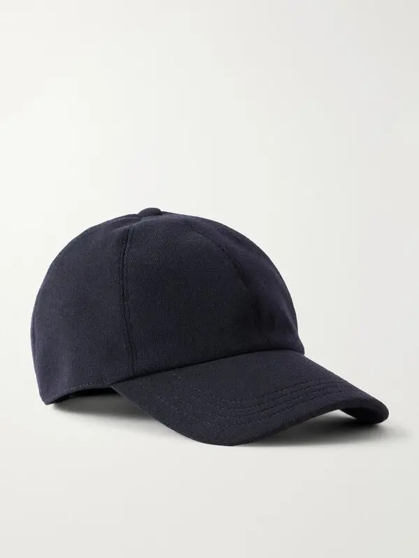 SLOWEAR Zanone Flexwool Wool-blend Cap - Blue