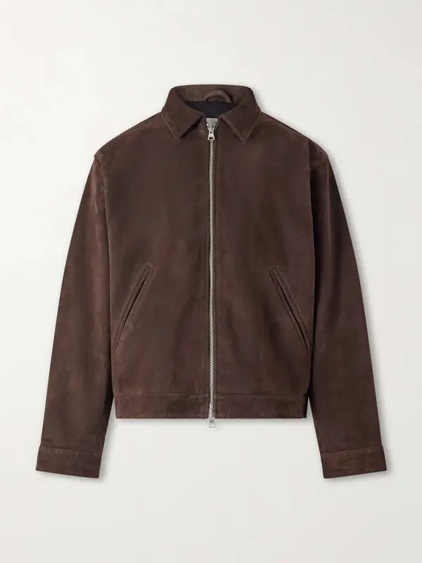 Nn07 Petrus 80030 Suede Jacket - Brown