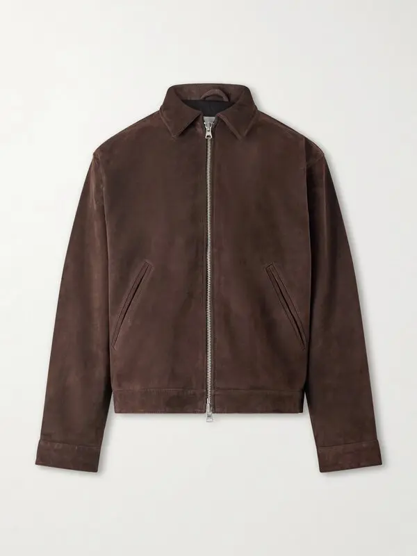 Nn07 Petrus Suede Jacket - Brown