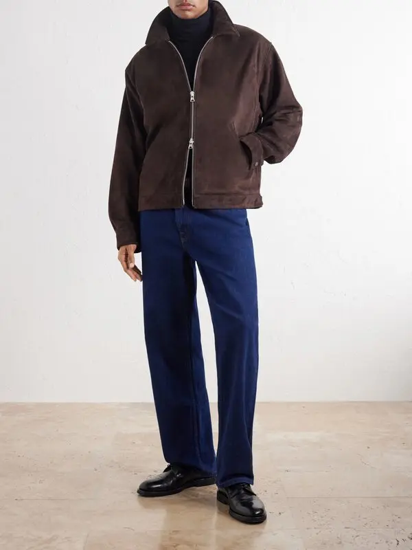 Nn07 Petrus Suede Jacket - Brown