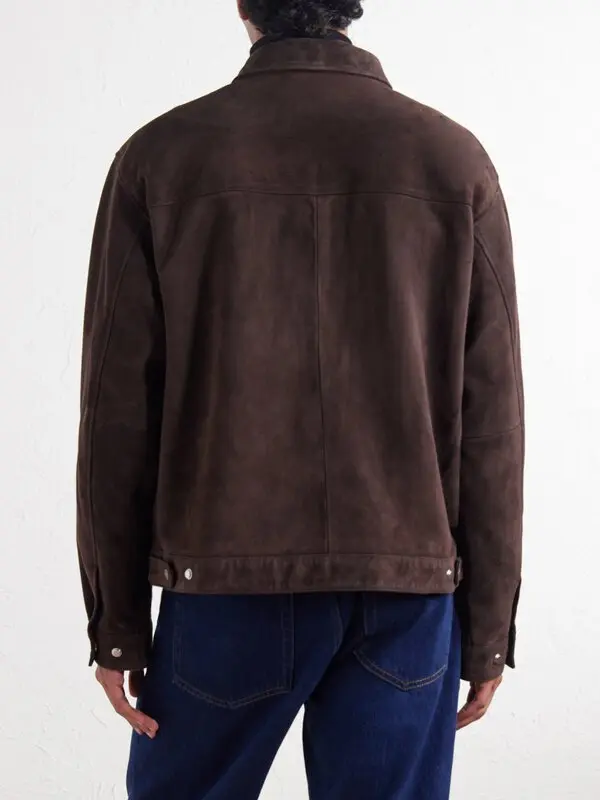 Nn07 Petrus Suede Jacket - Brown