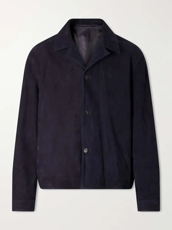 Mr P. Suede Jacket - Blue