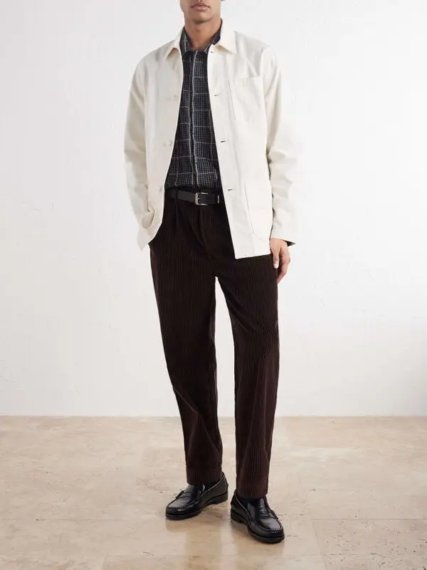 Folk Straight-leg Corduroy Trousers