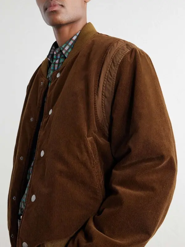 Dries Van Noten Cotton-corduroy Bomber Jacket