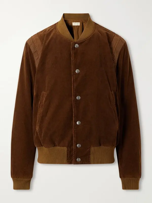 Dries Van Noten Cotton-corduroy Bomber Jacket