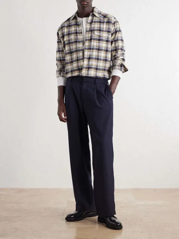 Mr P. Western Checked Organic Cotton Shirt