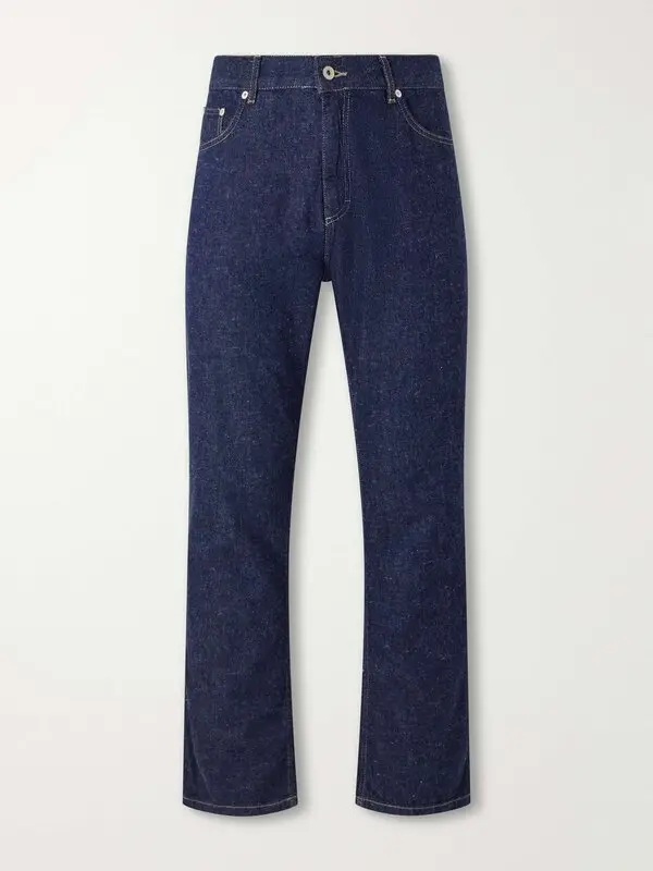 Folk Straight-leg Jeans - Blue