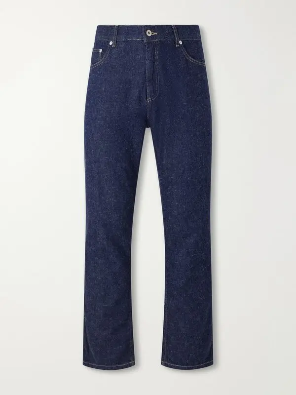 Folk Straight-leg Jeans - Blue