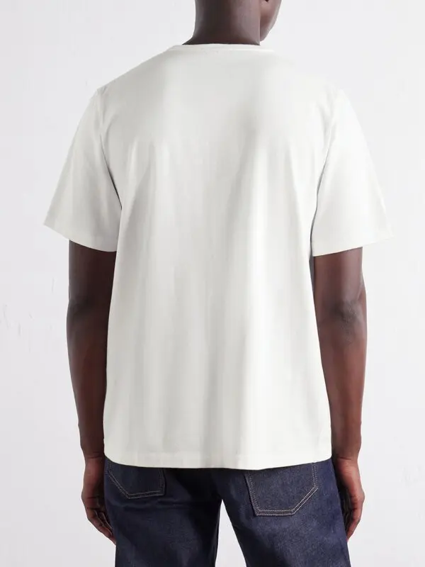 JW Anderson Logo-embroidered Cotton-jersey T-shirt