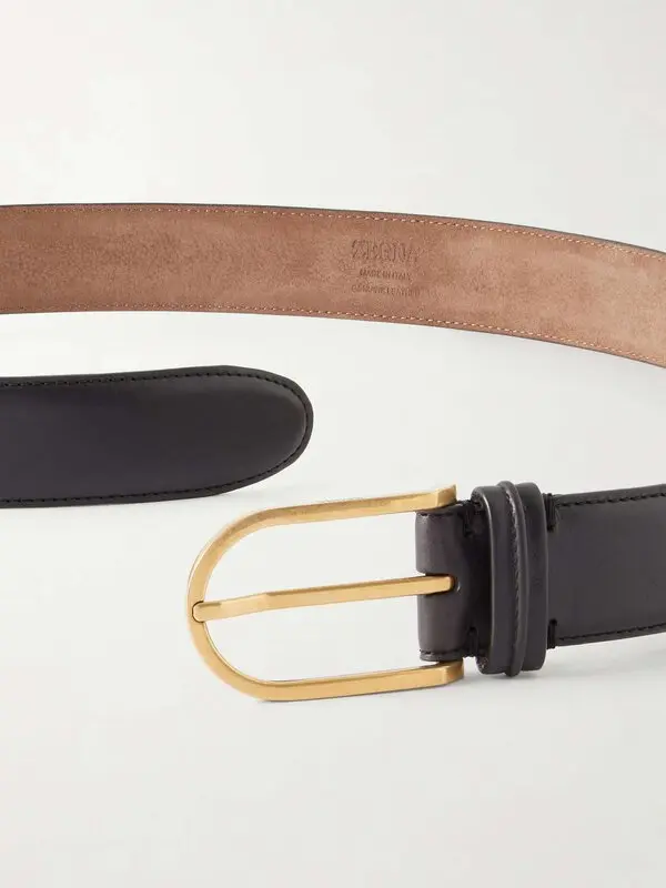 Zegna Leather Belt