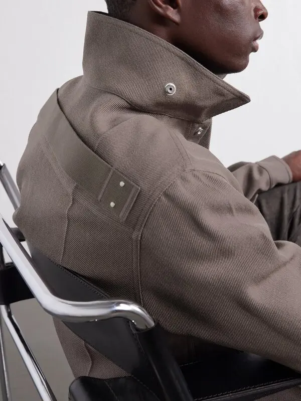 Rick Owens Virgin Wool Drill Overshirt