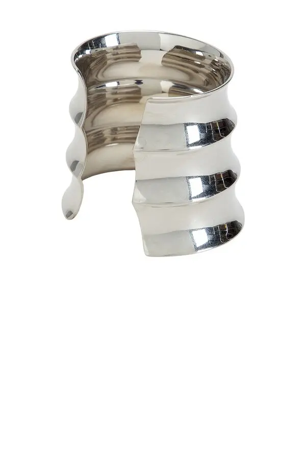 Ralph Lauren Palladium Silver Cuff Bracelet - Silver Palladium
