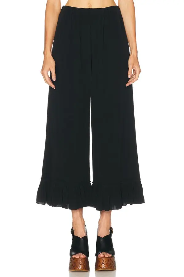 Chloé Frill Hem Pant