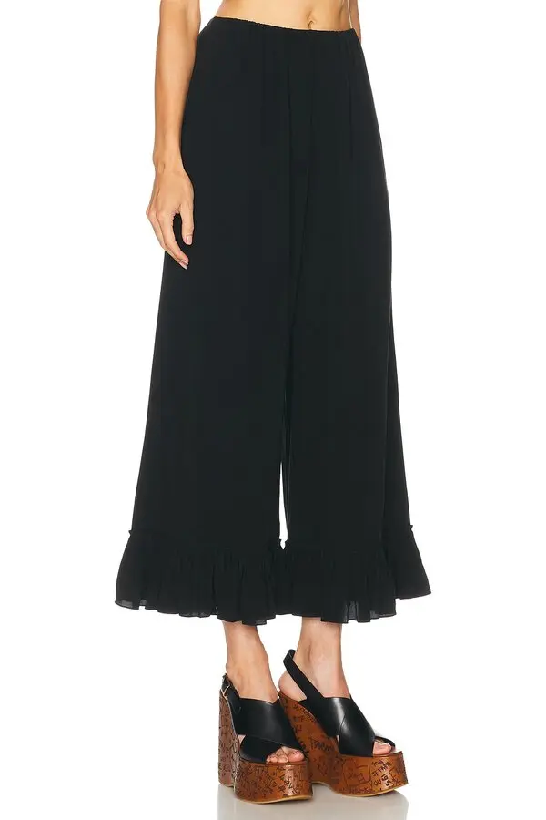 Chloé Frill Hem Pant