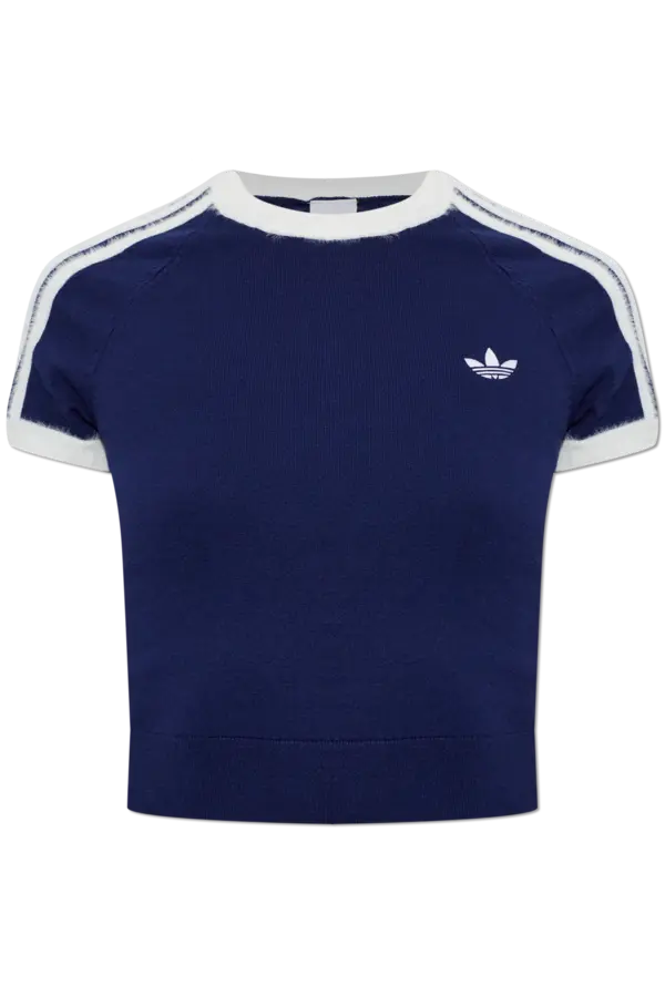 ADIDAS ORIGINALS T-shirt With Logo - Navy Blue
