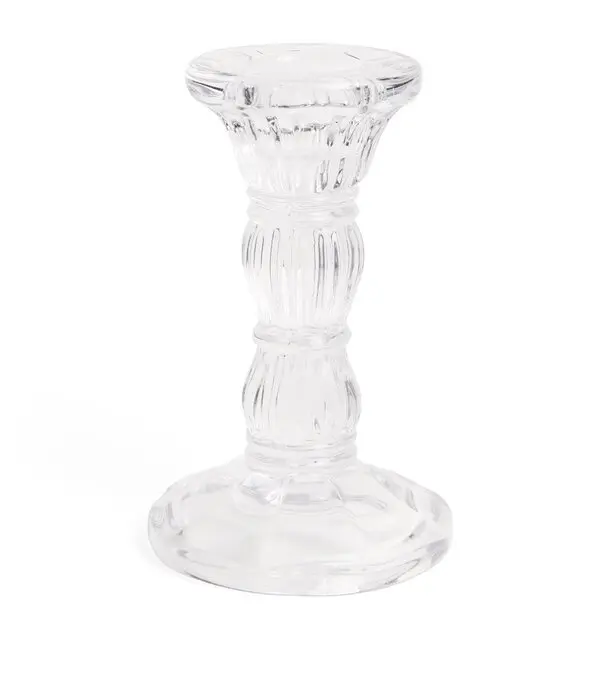 Harrods Glass Candlestick Holder