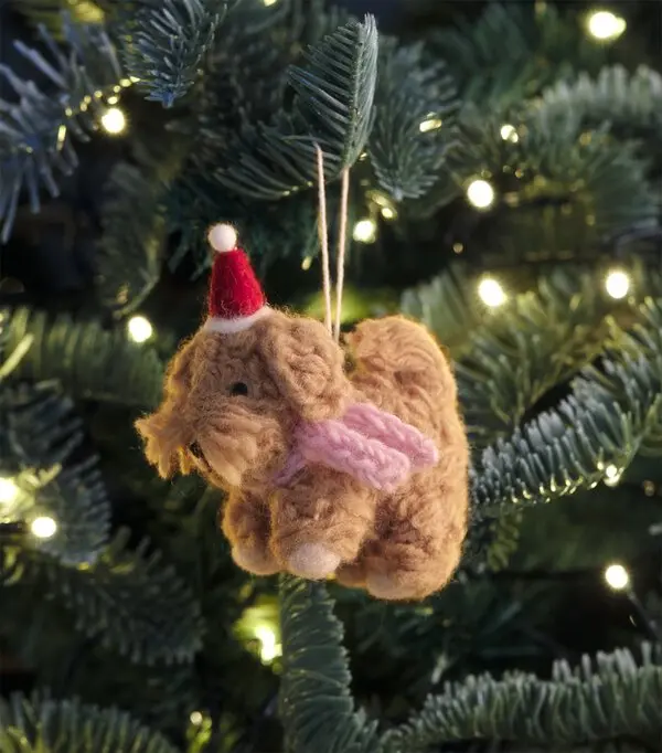 Harrods Felt Cockapoo Tree Decoration
