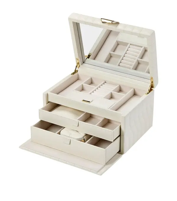 Wolf Medium Lauren Jewellery Box