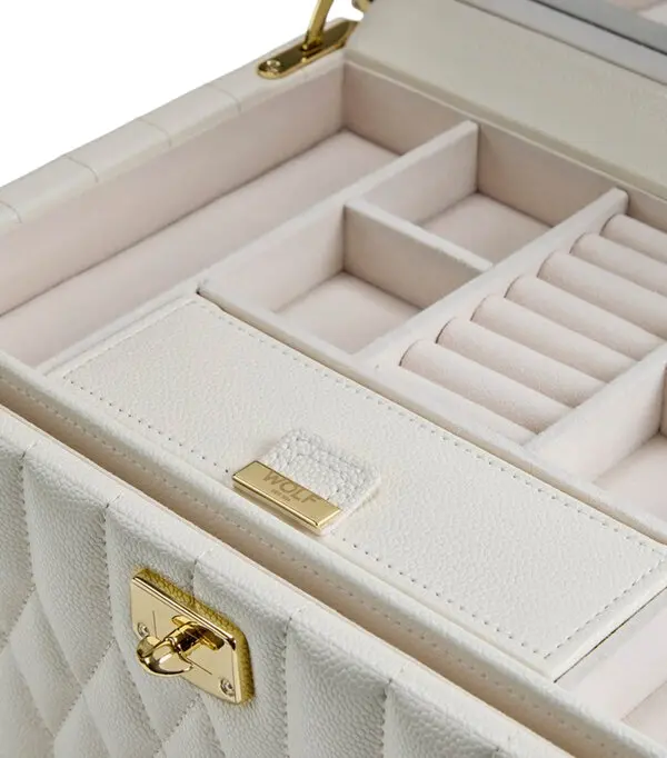 Wolf Medium Lauren Jewellery Box
