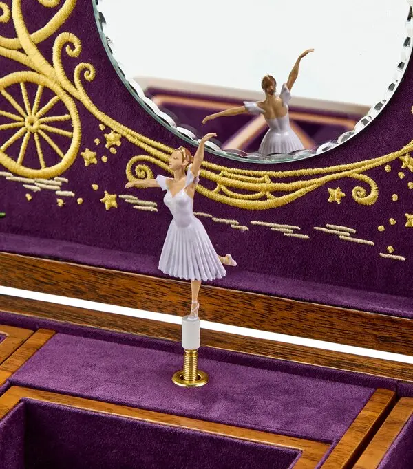 Wolf Ballet Cinderella Musical Jewellery Box