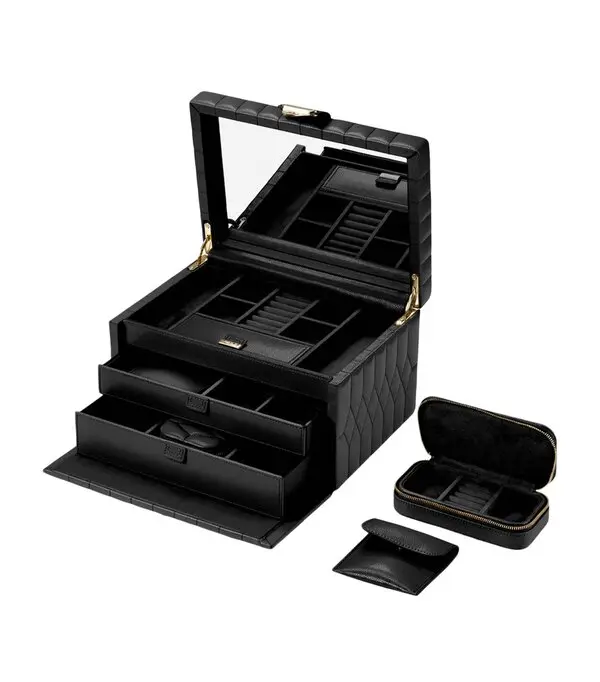 Wolf Medium Lauren Jewellery Box