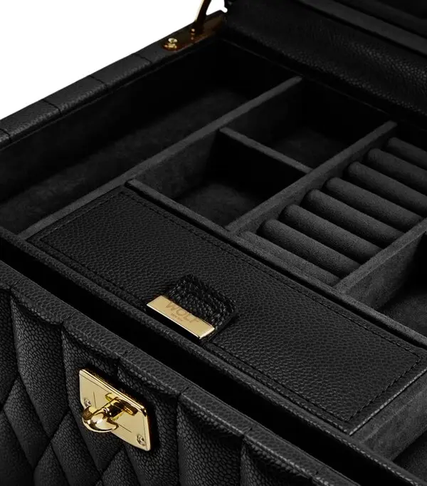 Wolf Medium Lauren Jewellery Box