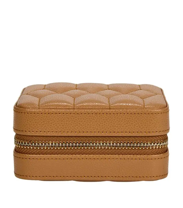 Wolf Lauren Travel Jewellery Case - Brown