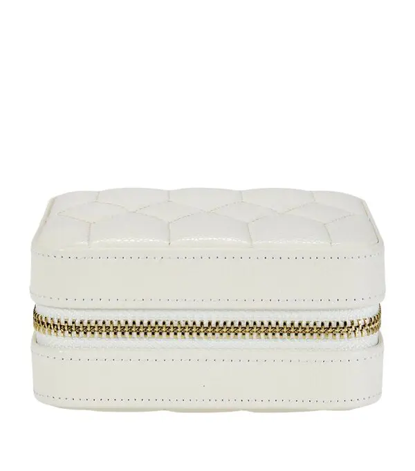 Wolf Lauren Travel Jewellery Case - Beige
