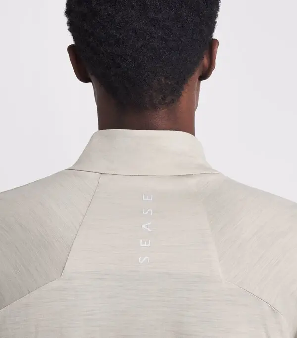 Sease Virgin Wool Quarter-zip Long Sleeve