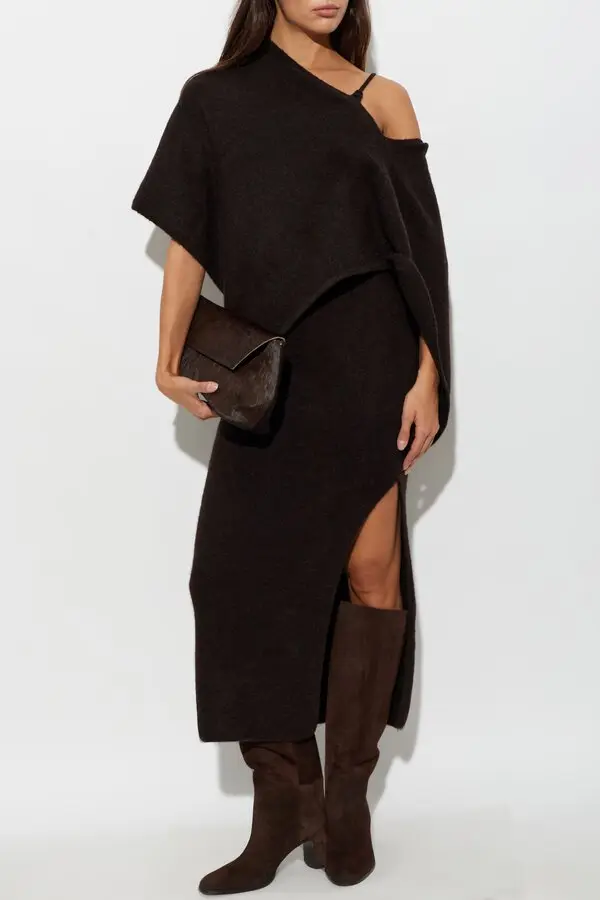 GESTUZ Asymmetrical Wool Alpaca Blend Knit Set