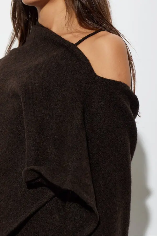 GESTUZ Asymmetrical Wool Alpaca Blend Knit Set