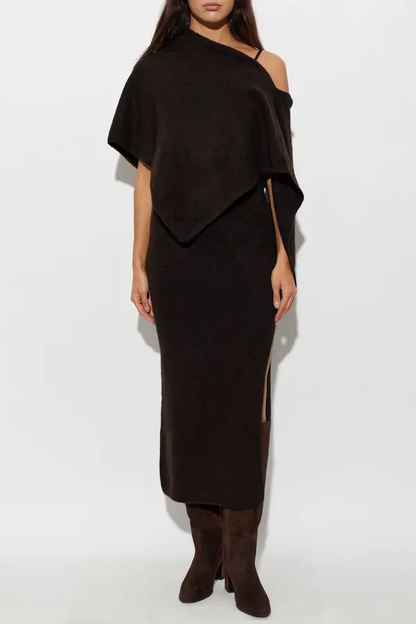 GESTUZ Asymmetrical Wool Alpaca Blend Knit Set