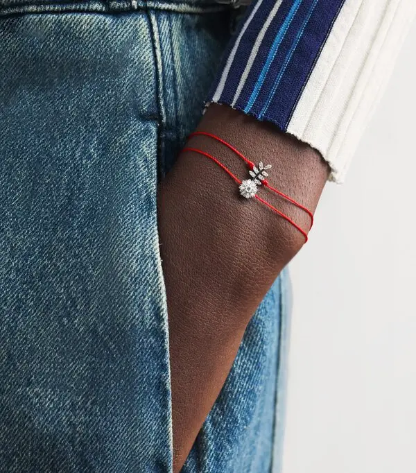 REDLINE White Gold And Diamond Sol Soleil Bracelet