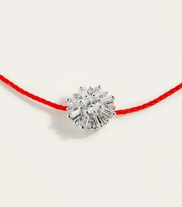 REDLINE White Gold And Diamond Sol Soleil Bracelet