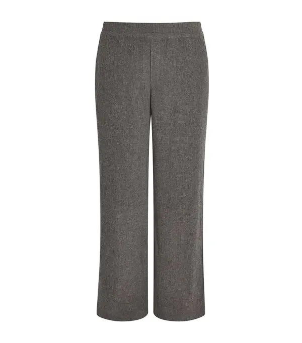 WON HUNDRED Wool-viscose Leon Wide-leg Trousers - Brown