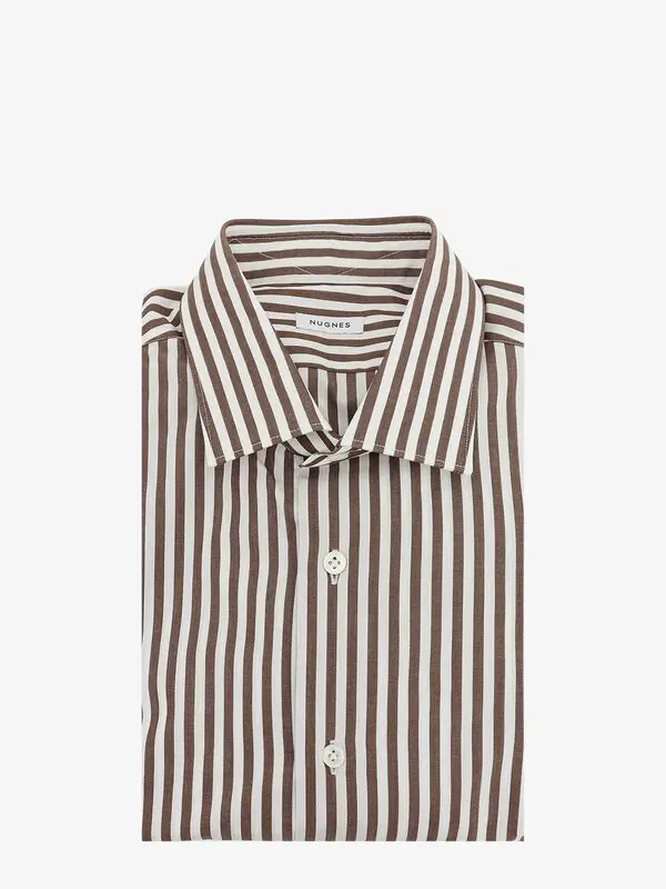 NUGNES 1920 Striped Cotton Shirt
