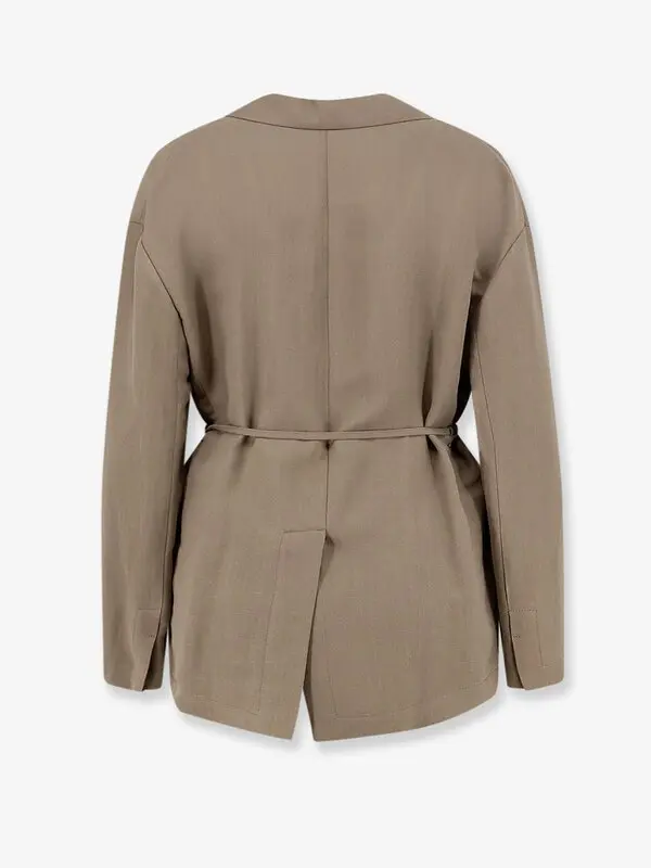 Brunello Cucinelli Viscose And Linen Blend Blazer