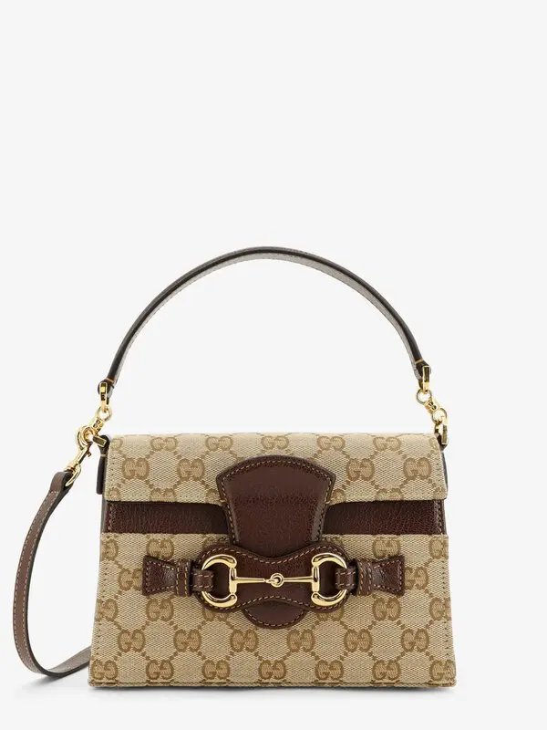 Gucci Horsebit Duomo Gg Canvas Handbag