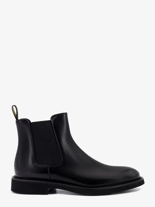 DOUCAL'S Leather Beatles Boots - Black