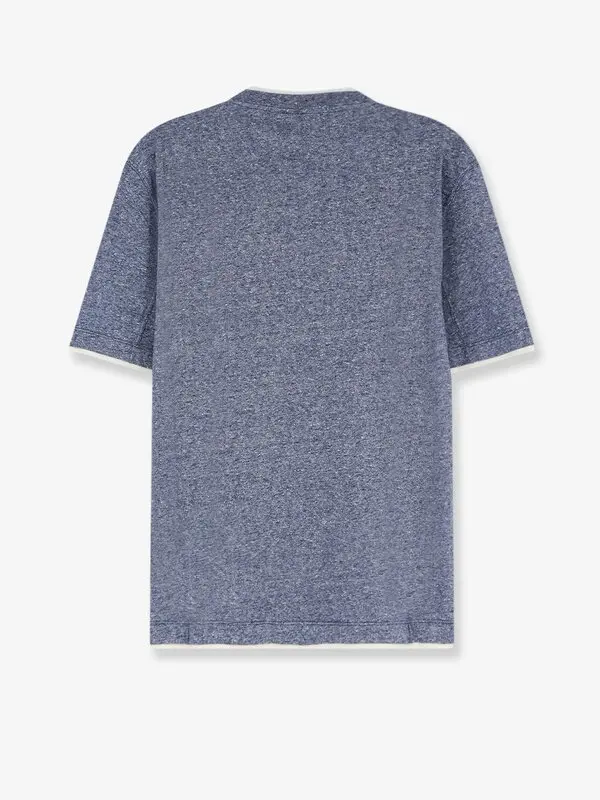 Brunello Cucinelli Linen And Cotton Blend Tshirt