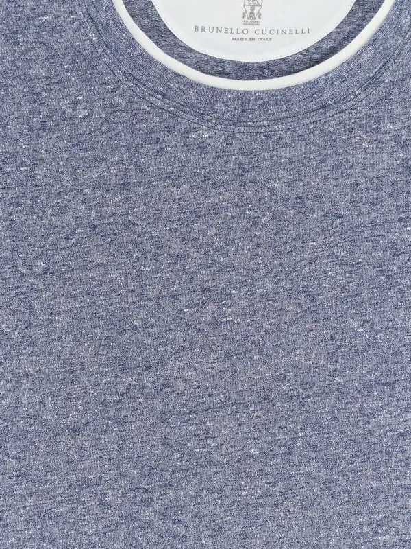 Brunello Cucinelli Linen And Cotton Blend Tshirt